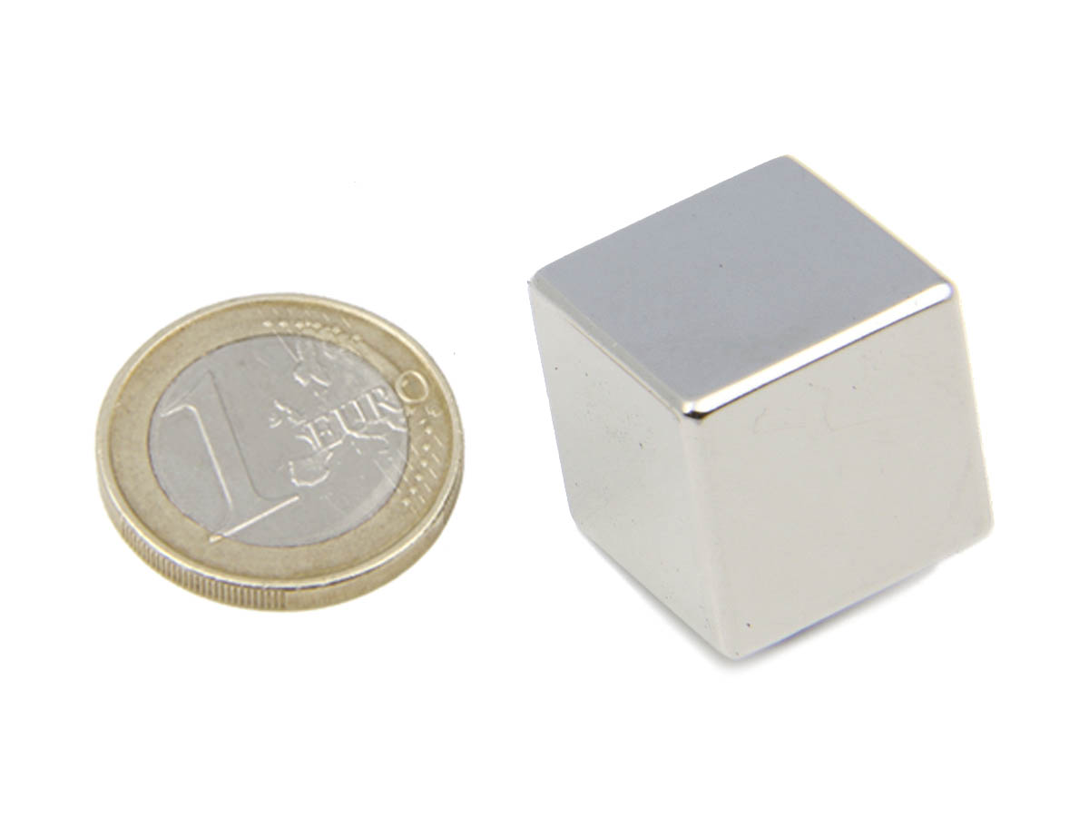 Imán neodimio cubo 20-20-20 - Imanes Neodimio